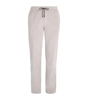 Sease Corduroy Slim Fit Trousers - Grey