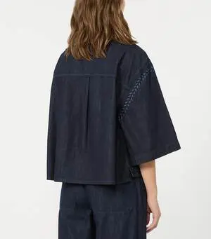 Max Mara Alare Denim Shirt - Navy