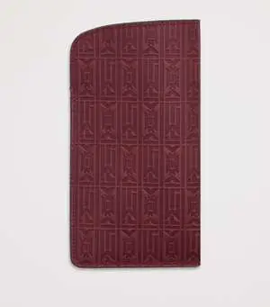 JACQUES MARIE MAGE Leather Circa Sunglasses Slip Case