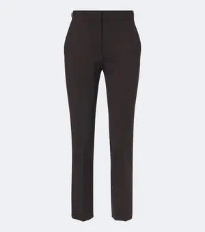 Max Mara Wool-blend Slim Pants - Brown