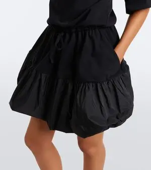 PATOU Faille-trimmed Cotton Minidress