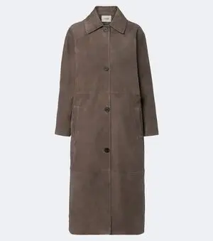 ARMA Judy Suede Coat - Grey