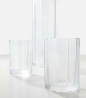 NASONMORETTI Dodeca Set Of 2 Glass Tumblers