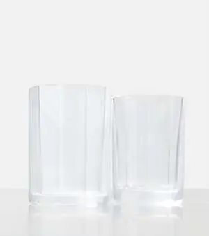 NASONMORETTI Dodeca Set Of 2 Glass Tumblers