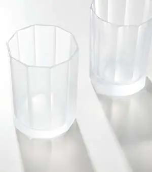 NASONMORETTI Dodeca Set Of 2 Glass Tumblers