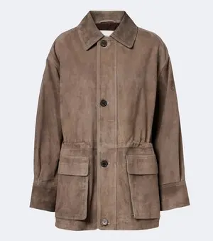 ARMA Maeve Suede Jacket - Grey