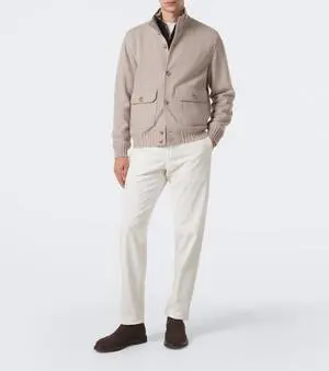 Fedeli Cashmere Bomber Jacket