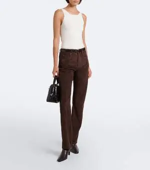 ARMA Suede Straight Pants