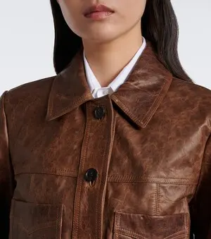 NILI LOTAN Susannah Leather Jacket