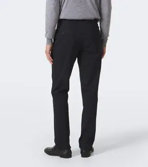 LARDINI Cotton-blend Slim Pants