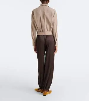 Vince Crinkled Plisse Balloon Pants