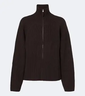 Jardin Des Orangers Wool And Cashmere Zip-up Cardigan