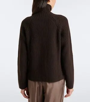Jardin Des Orangers Wool And Cashmere Zip-up Cardigan