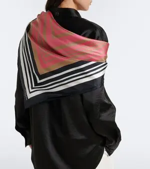 JOSEPH Zenza Printed Silk Twill Scarf