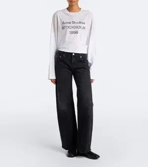 Citizens Of Humanity Nora Wide-leg Jeans - Black