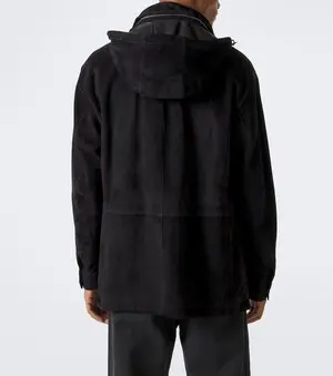 TOM FORD Hooded Suede Field Jacket