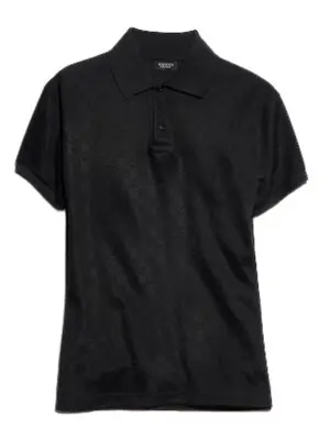 Gucci Technical Jersey Polo Shirt - Black