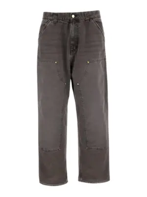 Carhartt Work In Progress Denim Cotton Jeans - Grey