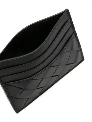 Bottega Veneta Woven Leather Card Holder