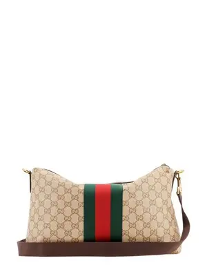 Gucci Gg Web Shoulder Bag