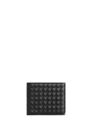 Bottega Veneta Leather Wallet - Black