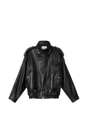Isabel Marant Étoile Farza Leather Jacket - Black