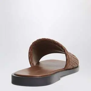 Bottega Veneta Elio Woven Leather Mules