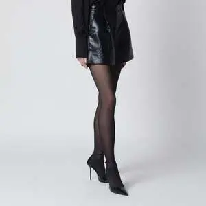 ANINE BING Leather Blend Shorts