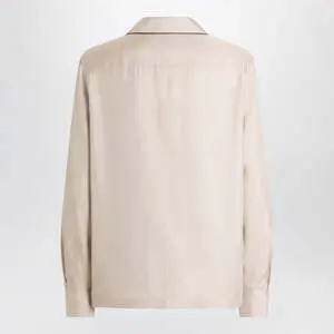 Dolce & Gabbana Silk Shirt With Embroidery