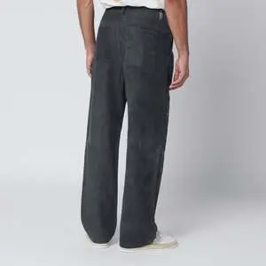 REPRESENT Washed-effect Cotton Trousers