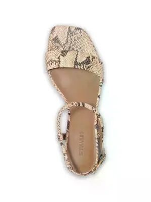 Bernardo Josei Snakeskin-effect Sandals