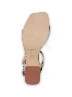 Bernardo Josei Snakeskin-effect Sandals