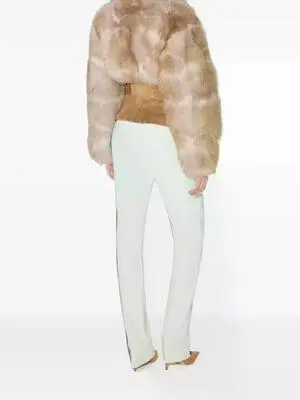 Elisabetta Franchi Fur-effect Bustier Jacket