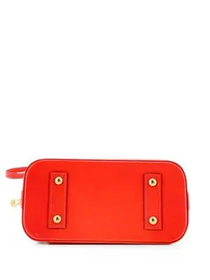 LOUIS VUITTON Alma Handbag Monogram Vernis Bb Shoulder Bag - Orange
