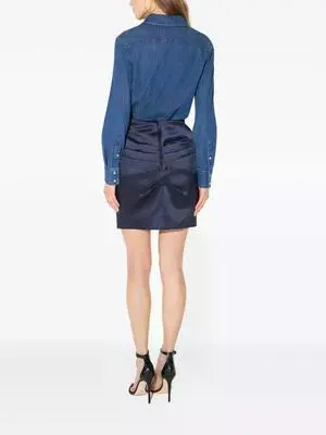 Elisabetta Franchi Gazar Mini Skirt With Draping