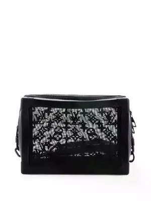 LOUIS VUITTON Soft Trunk Bag Monogram See Through Mesh Crossbody Bag