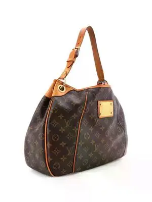 LOUIS VUITTON Galliera Monogram Canvas Pm Hobo Bag - Brown