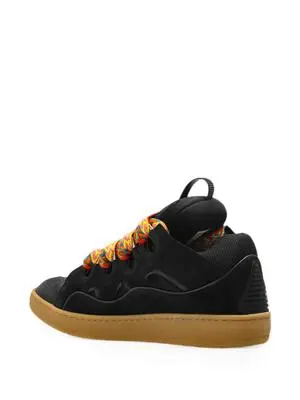 LANVIN Curb Oversized-lace Sneakers