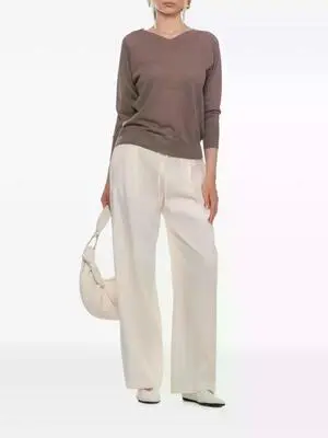 Marella V-neck Raglan-sleeved Sweater