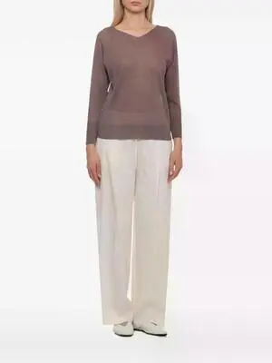 Marella V-neck Raglan-sleeved Sweater