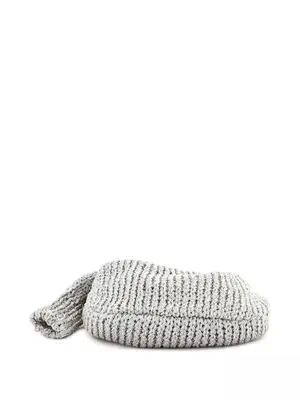 Bottega Veneta Laminated Crochet Mini Satchel