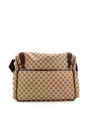 Gucci Gg Canvas Diaper Crossbody Bag