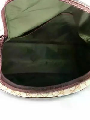 Gucci Gg Canvas Diaper Crossbody Bag