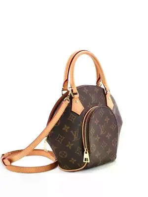 LOUIS VUITTON Ellipse Nm Bag Monogram Canvas Pm Satchel - Brown