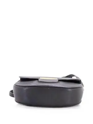 Celine Trotteur Grainy Leather Small Crossbody Bag - Grey