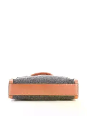 Celine Vertical Cabas Felt With Leather Small Tote Bag