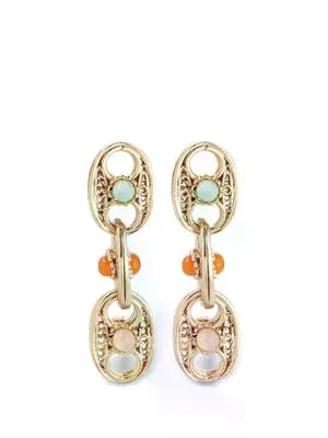Gas Bijoux Carthage Multi-link Earrings - Gold