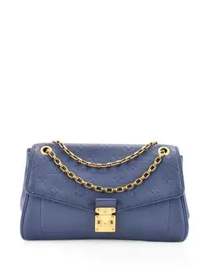 LOUIS VUITTON Saint Germain Handbag Monogram Empreinte Leather Pm Shoulder Bag - Blue