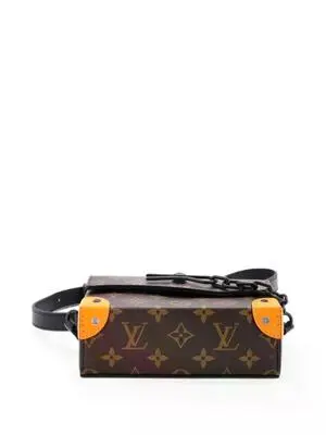 LOUIS VUITTON Steamer Wearable Wallet Macassar Monogram Canvas Crossbody Bag