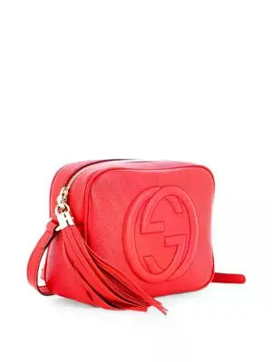 Gucci Soho Disco Leather Small Crossbody Bag - Red